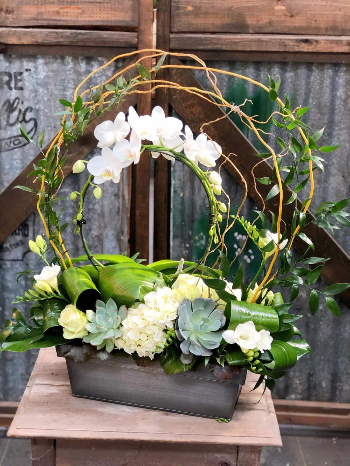 European Arrangements | The Watering Can Flower Market