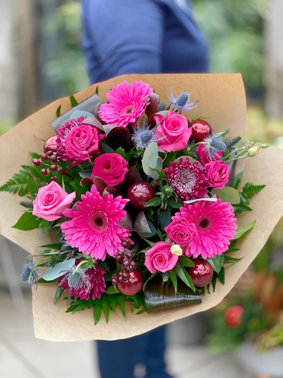 Hot Pink Gerbera Daisy Bouquet
